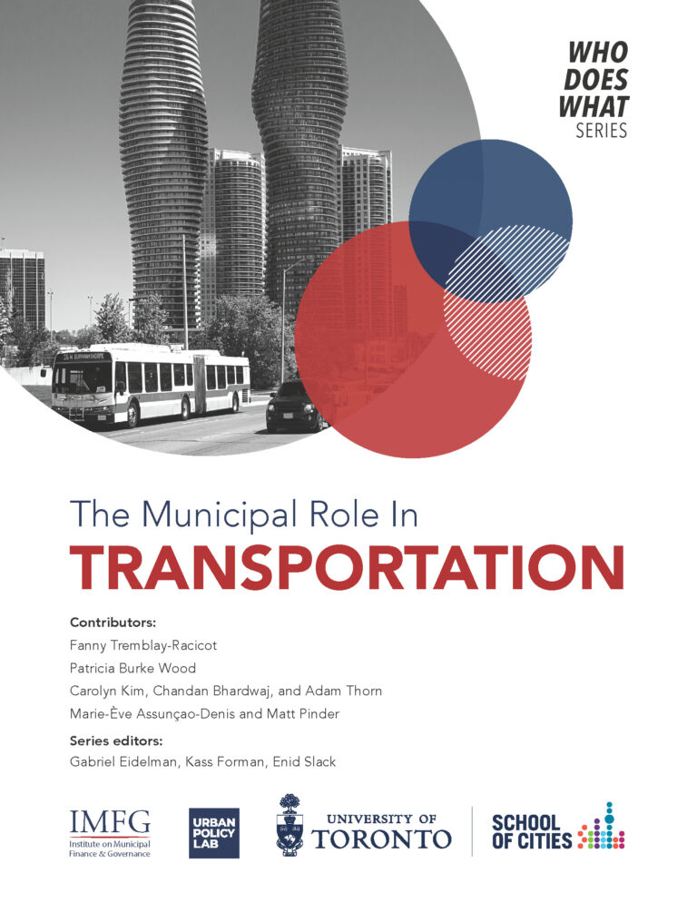 The Municipal Role in Transportation – IMFG